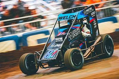 Dillon Welch in the 36th Annual Lucas Oil Chili Bowl Nationals